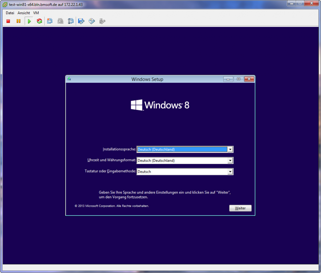 Installation Windows 8.1 Professional - bmsoft.de | think connected