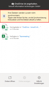 Die Bedeutung der OneDrive-Symbole | OneDrive-Desktop-App Windows