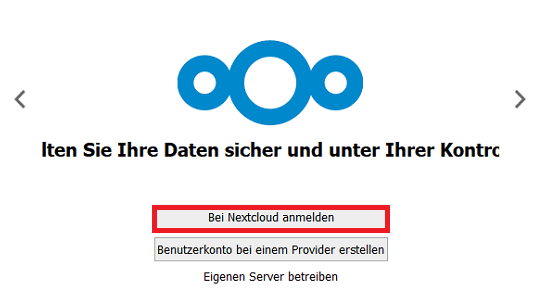Nextcloud Windows Client einrichten - bmsoft.de | think connected