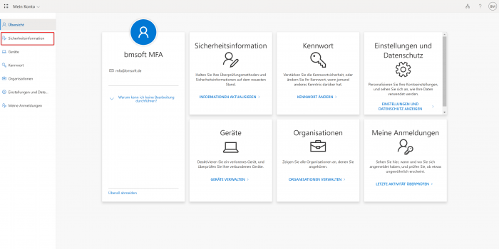 Einrichtung - Microsoft 365 Multi-Faktor-Authentifizierung (MFA/2FA)