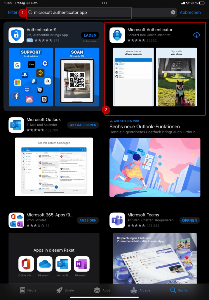Einrichtung - Microsoft 365 MFA / 2FA via Authenticator App | Android/iOS