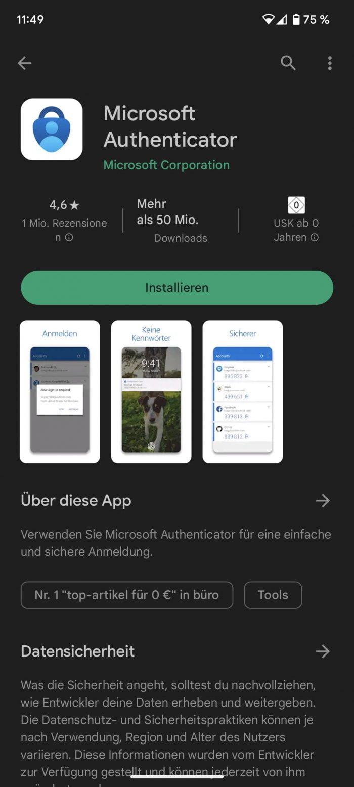 Einrichtung - Microsoft 365 MFA / 2FA via Authenticator App | Android/iOS