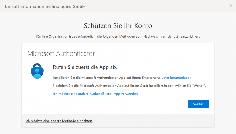 Einrichtung - Microsoft 365 Multi-Faktor-Authentifizierung (MFA/2FA)